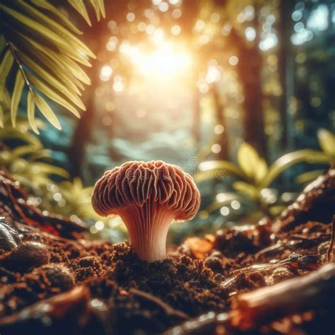 Mashroom In Jungle Stock Illustration Illustration Of Evening 331555745