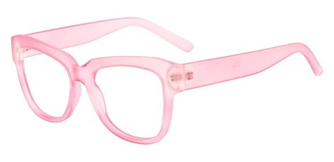 Gina Square Lined Bifocal Glasses Pink Womens Eyeglasses Payne