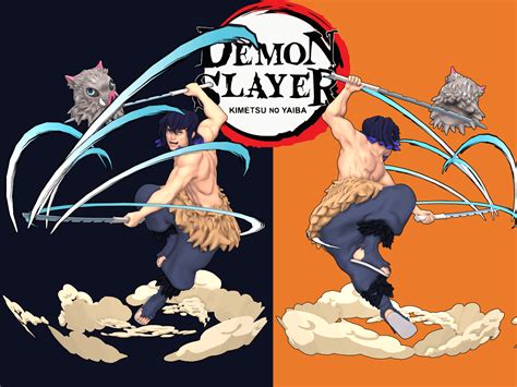 Remade Render Of My Model Inosuke Hashibira Demon Slayer Rzbrush