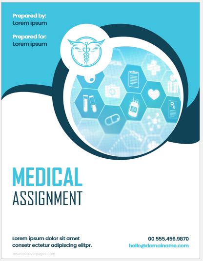 Medical Assignment Cover Page Templates Download And Edit