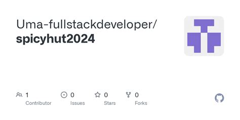 Github Uma Fullstackdeveloperspicyhut2024