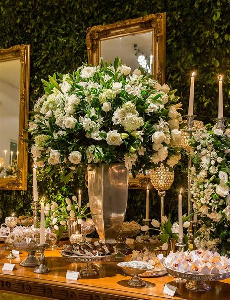 Decoração de casamento clássica perfeita Como fazer Hoa đẹp Hoa