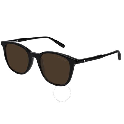 Montblanc Mens Black Square Sunglasses Mb0006s00152 889652209432