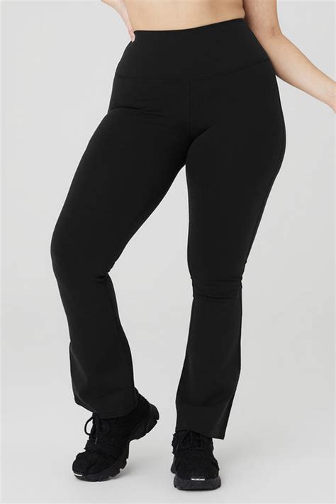 Airbrush High Waist 78 Bootcut Legging Black Alo Yoga Mexico