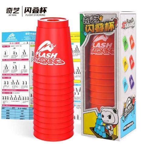 Promo Qiyi Stacking Cup Stack Cup Speed Stackcup Susun Gelas Hijau