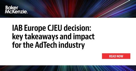 Caroline Serbanescu On Linkedin Iab Europe Cjeu Decision Key