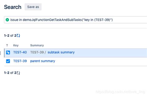 Jira 查询任务的子任务jira 根据父级故事过滤子任务 Csdn博客
