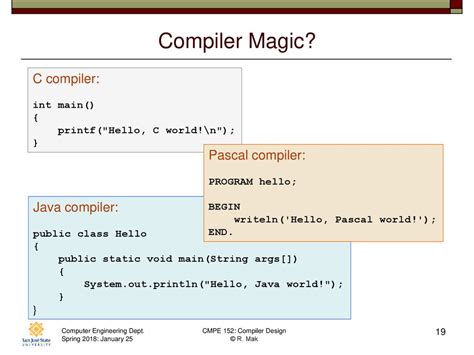 cmpe 152 compiler design january 25 class meeting ppt download
