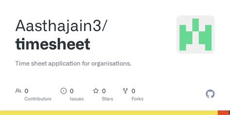 Github Aasthajain3timesheet Time Sheet Application For Organisations