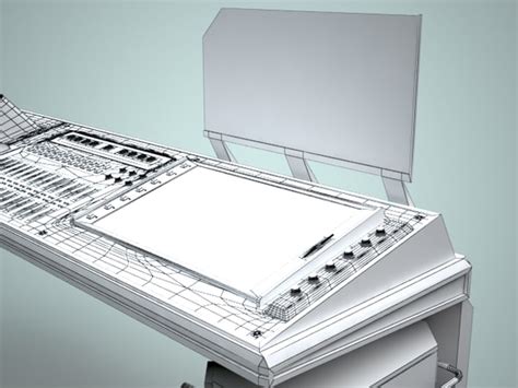 Control Desk 3d Model