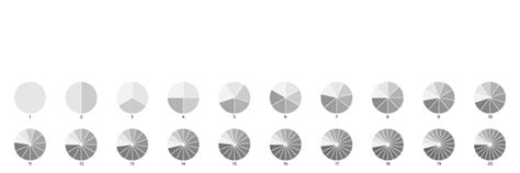 Segment Of Circle Graph Pie Chart Royalty Free Vector Image
