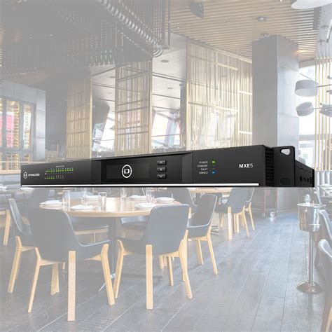 Dynacord Mxe5 Mixmatrixengine Performanceaudio Proaudio Installproject Dynacord Official