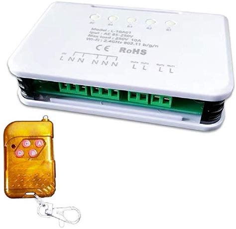 MHCOZY Channel WiFi Wireless Smart Relay Switch For Smart Home Wifi App Remote Plug Timer