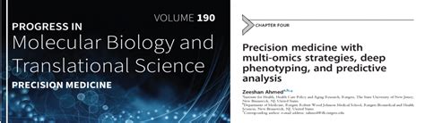 Chapter Four Precision Medicine With Multi Omics Strategies Deep Phenotyping And Predictive