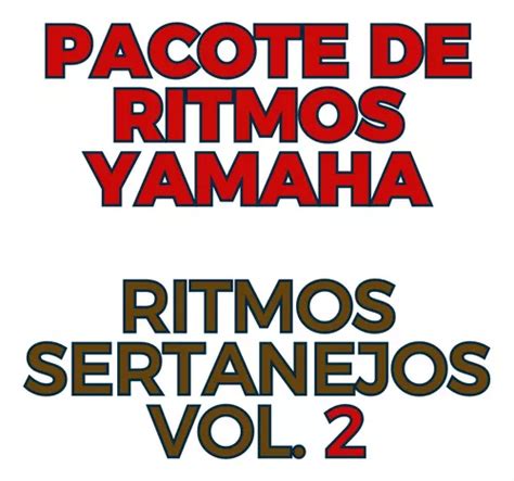 Ritmos Sertanejos Vol Teclado Yamaha MercadoLivre