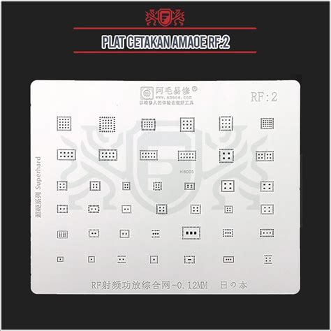 Jual Plat Cetakan RF 2 AMAOE Plat Cetakan IC Amaoe RF 2 Cetakan IC