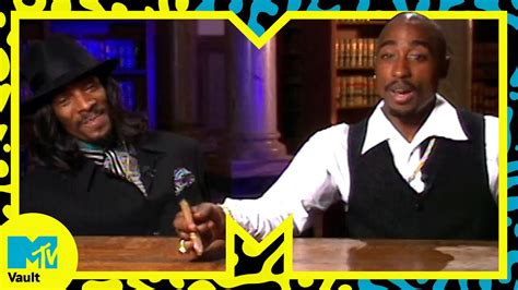 Tupac And Snoop Dogg On 2 Amerikaz Most Wanted Mtv Vault Youtube