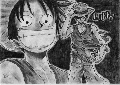 Dibujos de One Piece a Lápiz Luffy y todos los Personajes