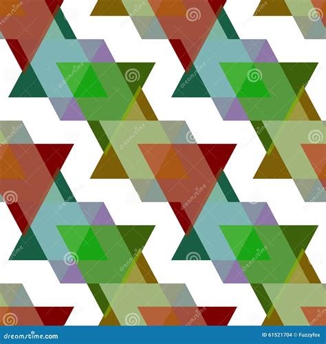 Seamless Triangle Pattern Background Geometric Abstract Texture Stock Illustration