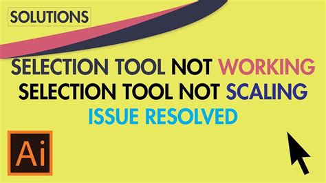 Selection Tool Not Working Selection Tool Not Scaling Issue Resolved YouTube