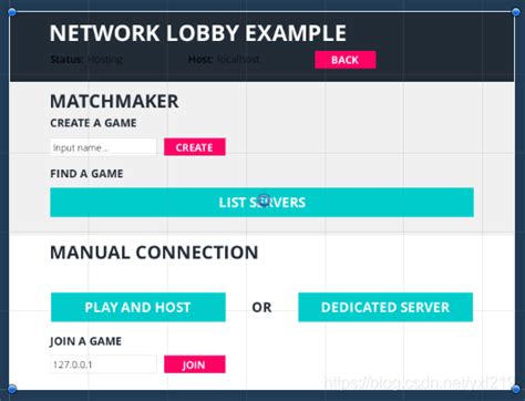 Unity3d Network 局域网多人对战之游戏大厅unity基于network的局域网 Csdn博客