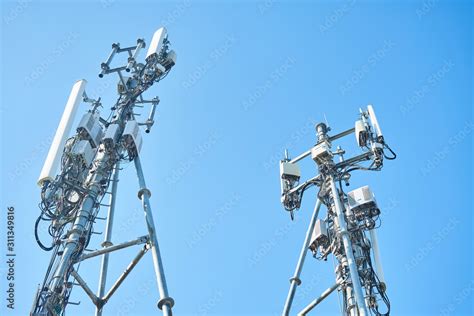 4g And 5g Cellular Base Station Base Transceiver Station Telecommunication Towercommunication