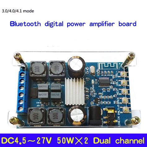 Digital Amplifier Wireless Bluetooth Audio Board Headphone Dual Channel W W Power