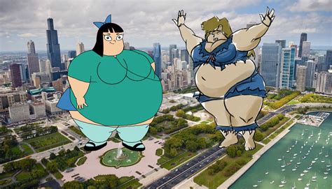 Giant Fat Stacy Vs Giant Fat Karen By Christythecampchamp On Deviantart