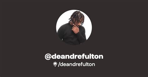 Deandrefulton Listen On Youtube Spotify Apple Music Linktree