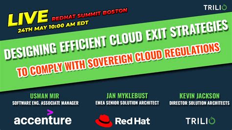 Sovereign Clouds And Data Application Mobility Redhat Summit Boston