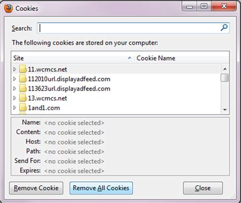 How Do I Delete The Cookies In My Mozilla Firefox Web Browser