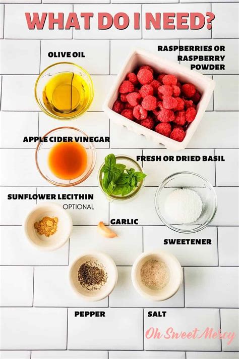 Raspberry Basil Vinaigrette Dressing Thm S Sugar Free Oh Sweet Mercy