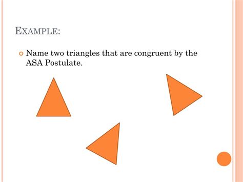 Ppt Angle Side Angle Asa Postulate Powerpoint Presentation Free