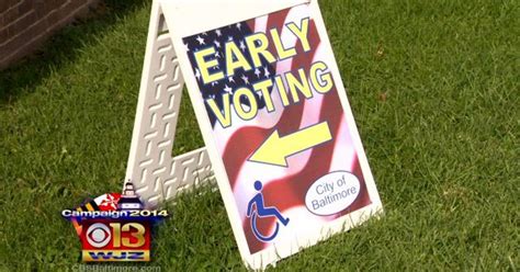 Early Voting For Md Primary Election Begins Thursday CBS Baltimore