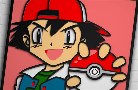 Anime Character Multilayer Svg Anime Character Cut File Plywood