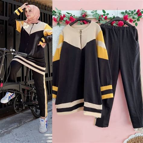 Jual Set Gowes Wanita Populer Set Gowes Basella Shopee Indonesia