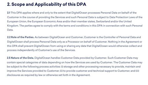 Gdpr Data Processing Agreement Template Privacy Policies