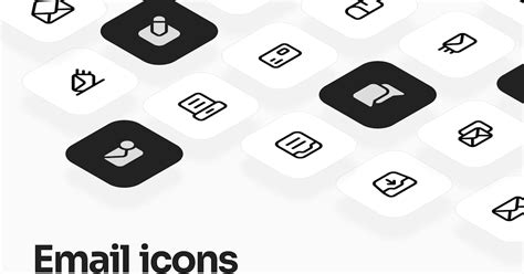 Email Ui Icons Icons Ft Bundle And Chat Envato Elements