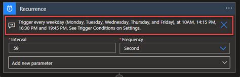 Azure Logic App Recurrence Trigger At Different Hours And Mins