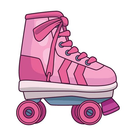 Pink Roller Skate Illustration 48918543 Vector Art At Vecteezy