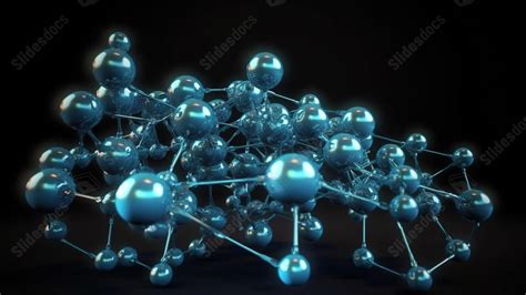 Of Atoms And Molecules In 3d For Medical Flyers And Banners Powerpoint Background For Free