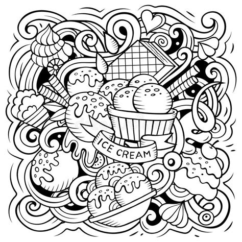 Ice Cream Cartoon Vector Illustration Stock Illustration Illustration