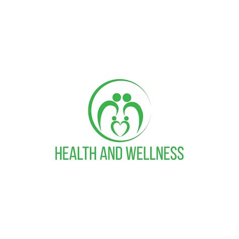 Logotipo Para Una Empresa De Salud Y Bienestar Vector Premium