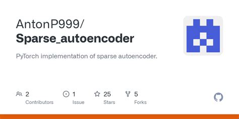 Github Antonp999sparseautoencoder Pytorch Implementation Of Sparse