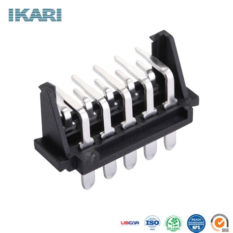 Ikari Pin Header Pcb Male Automotive Tab Header China Supplier Sae 2 Pin Connector 12 Volt