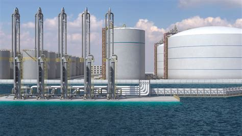 Lng Terminal 3d Model Turbosquid 2310321