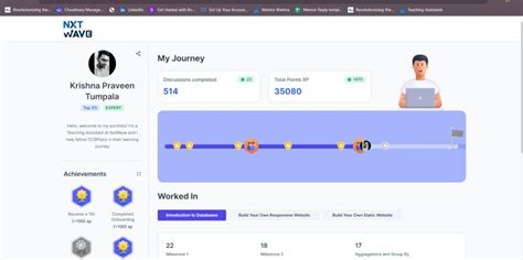 Krishna Praveen Tumpala On Linkedin Learningjourney Journey