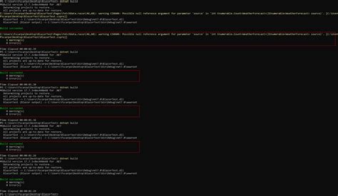 Command Line Interface Why Does The Net 7 Cli Ignore Warnings On