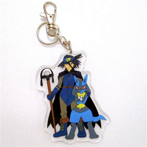ポケモン ミュウと波動の勇者 アーロン ルカリオ アクリルキーホルダーの通販 By Sayaka｜ラクマ