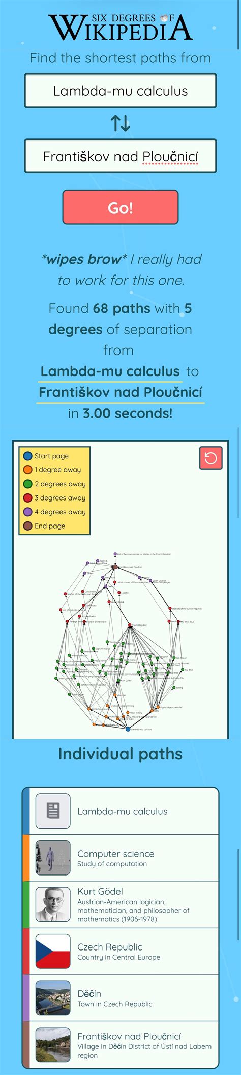 Connection between Lambda mu calculus and Františkov nad Ploučnicí